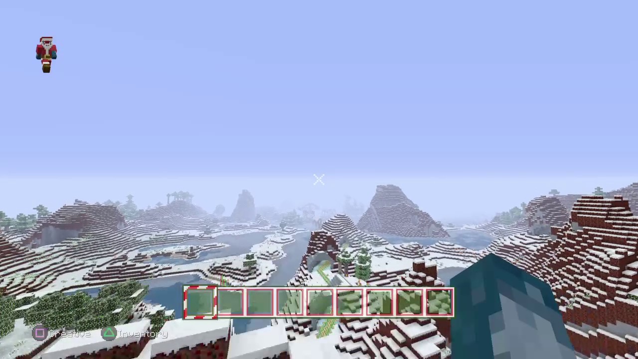 Minecraft exploreing festive world - YouTube