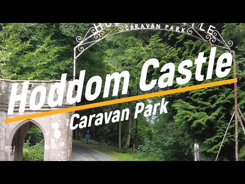 Hoddom Caravan Park Campingplatz auf einem Castle in Schottland .. ein Erlebnis der besonderen Art