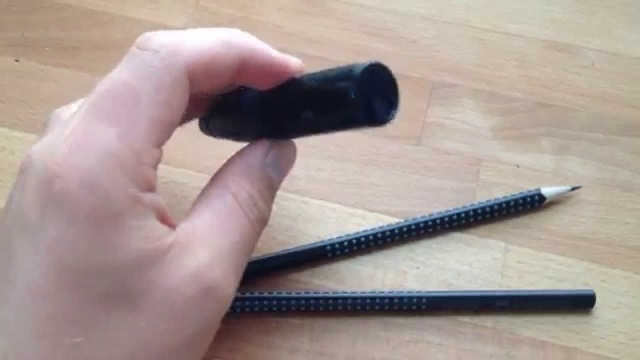 Der Ideale Spitzer für den Lehrer - Faber Castell Radierspitzer - YouTube