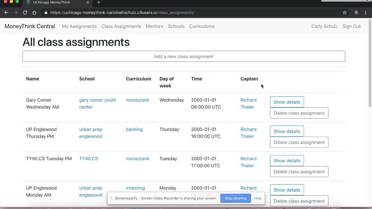AppDev Fall '18 Final Project Submission - YouTube