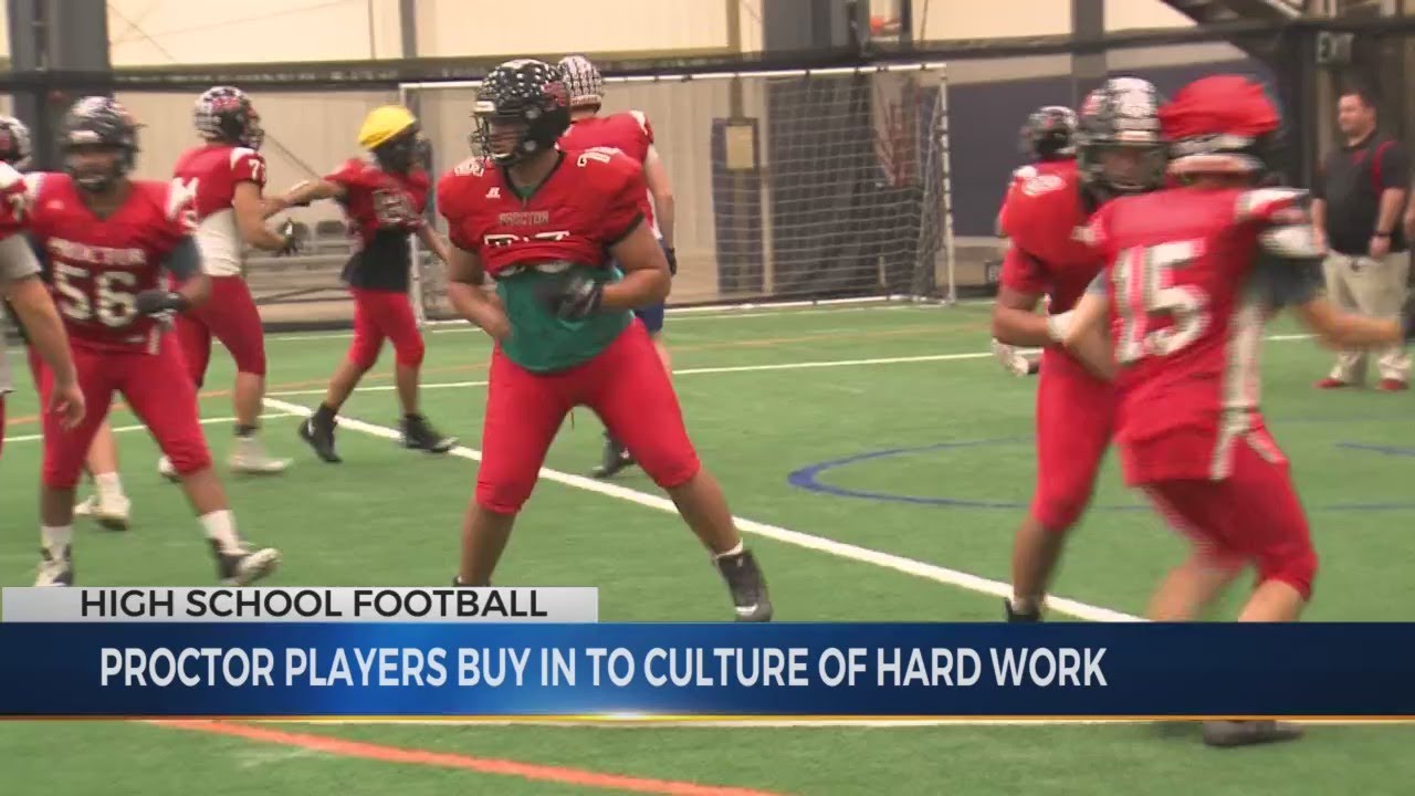 Proctor Football Players Say They Have Bought In to Team's Winning ...