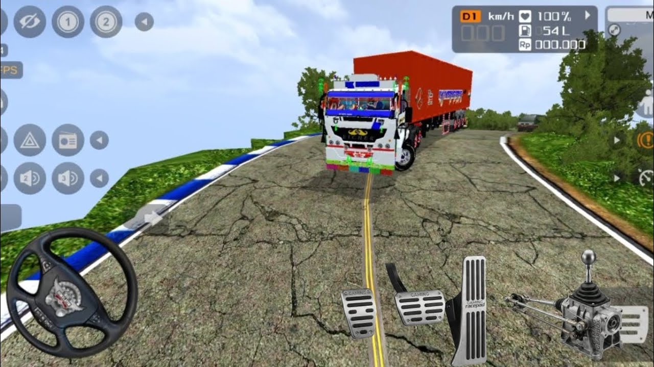 Offroding with EICHER truck | 🚛 in Sikim map with sand | exporting on ...
