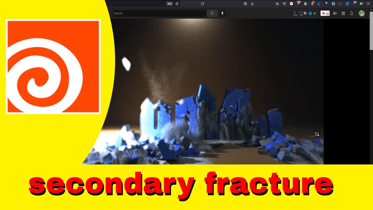 making of secondary fracture tutorial - YouTube