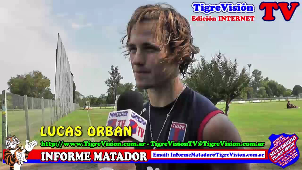 TigreVisión TV: Lucas Orban previa con All Boys - YouTube