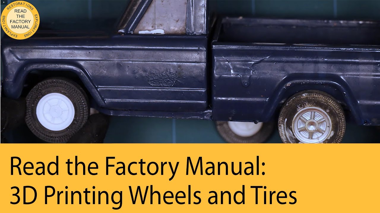 How To: 3D Printing Tonka Tires and Wheels - YouTube