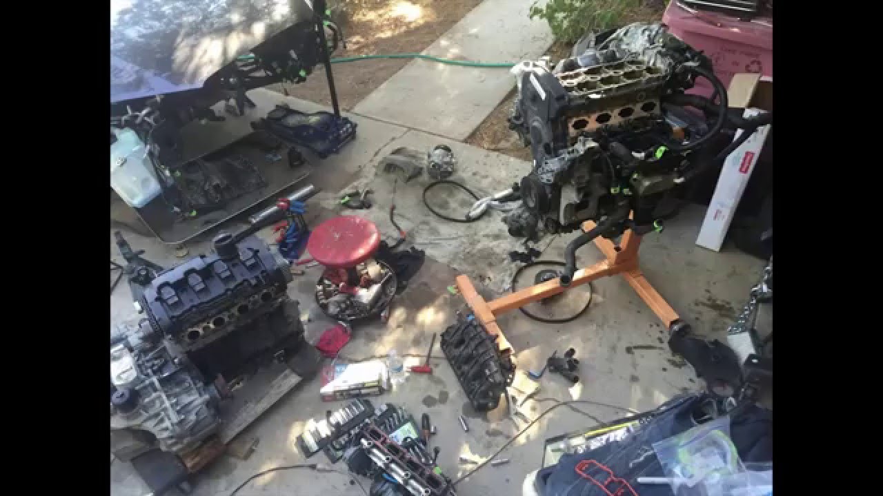 Audi A3 engine swap 2.0T - YouTube