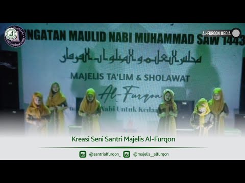 Kreasi Seni Santri Al-Furqon - Tarian | Aah w Noos