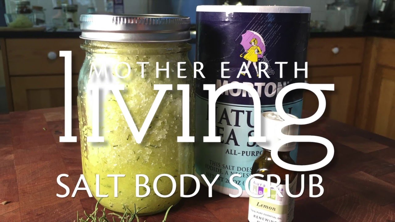 DIY Salt Scrub - YouTube