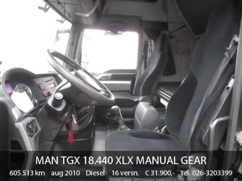 MAN TGX 18.440 XLX MANUAL GEAR