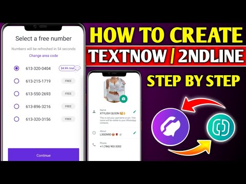 How to sign up textnow app | How to create textnow account 2024 | 2nd ...