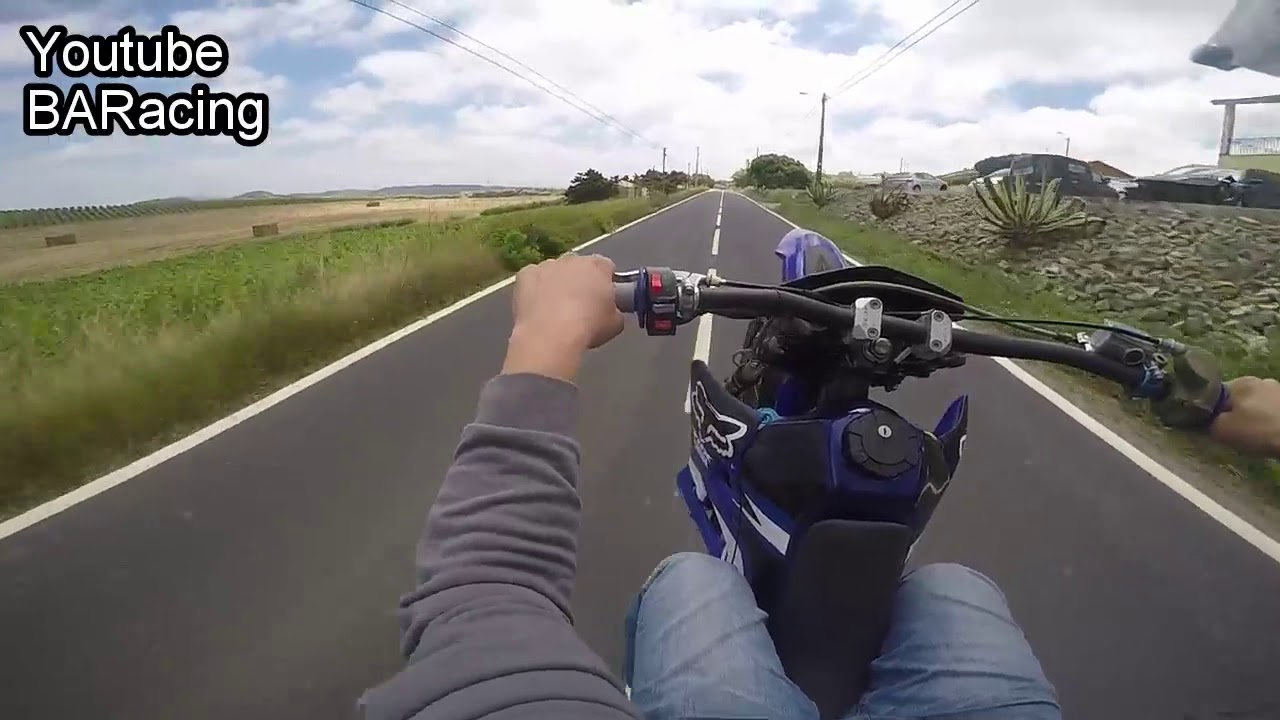 Yamaha DT125R Tuned To 200CC BY BARacing And YZ 250 Nice ride - YouTube