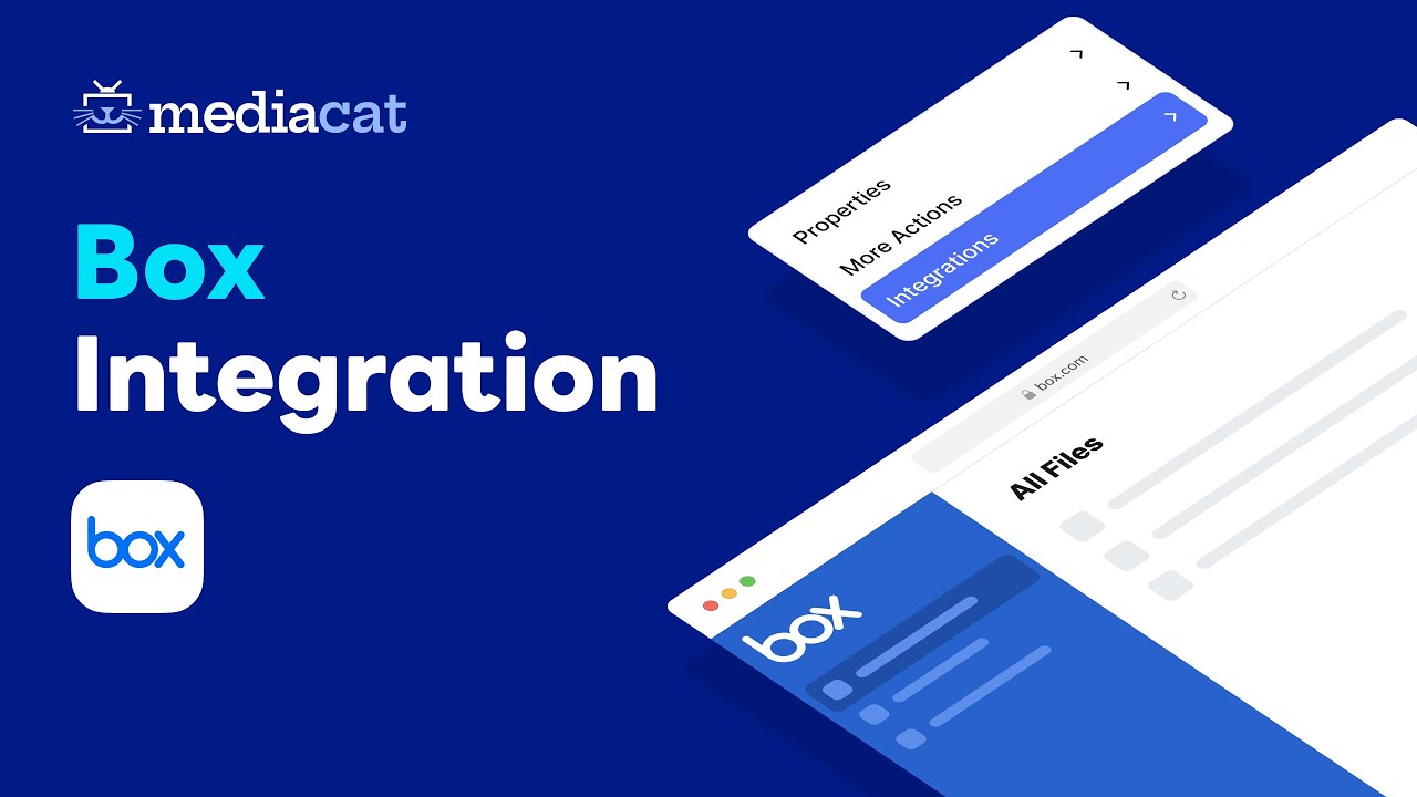 MediaCAT's seamless integration onboarding video with the Box Web App ...