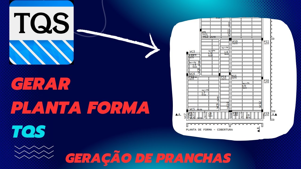 Como gerar planta de forma no TQS - YouTube