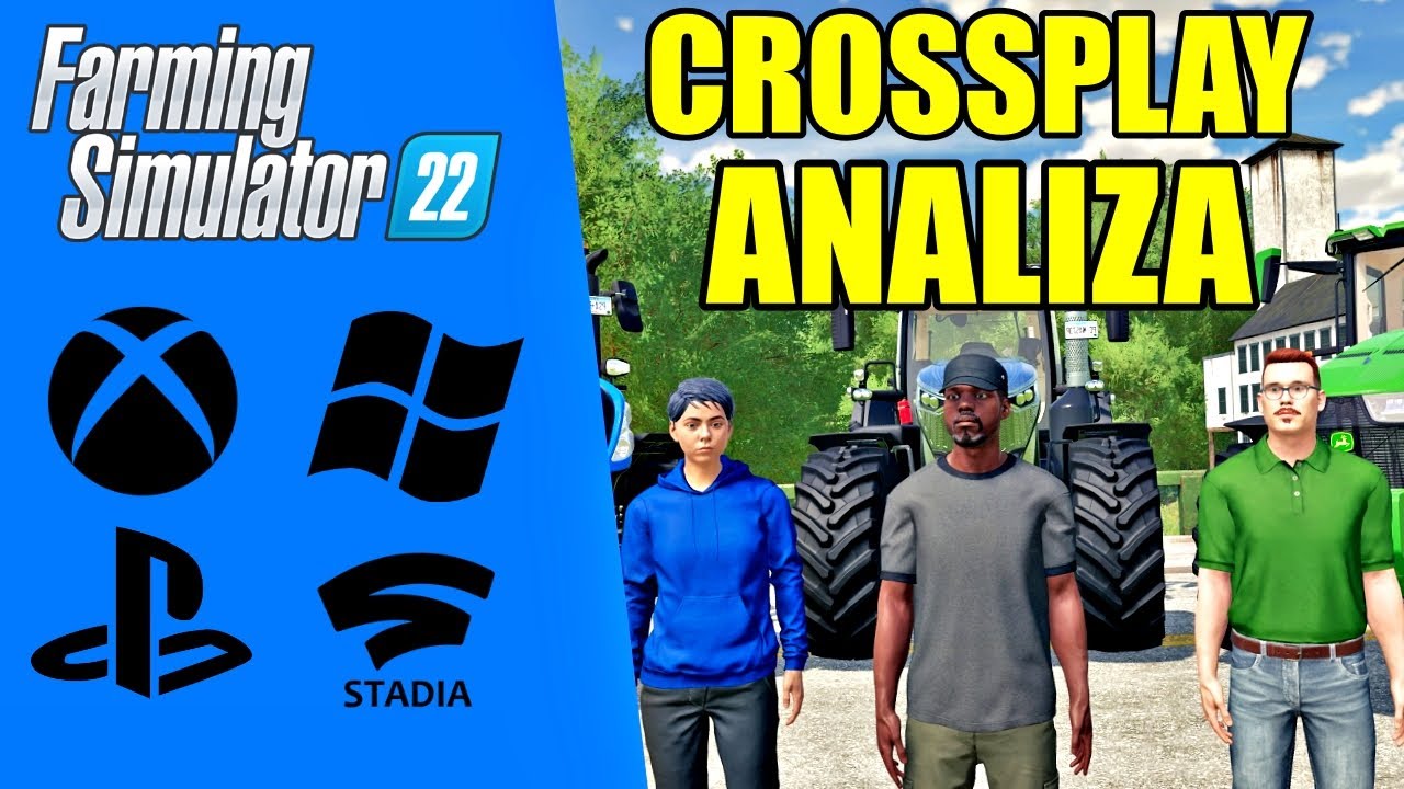 CROSSPLAY w Farming Simulator 22 - Analiza. - YouTube