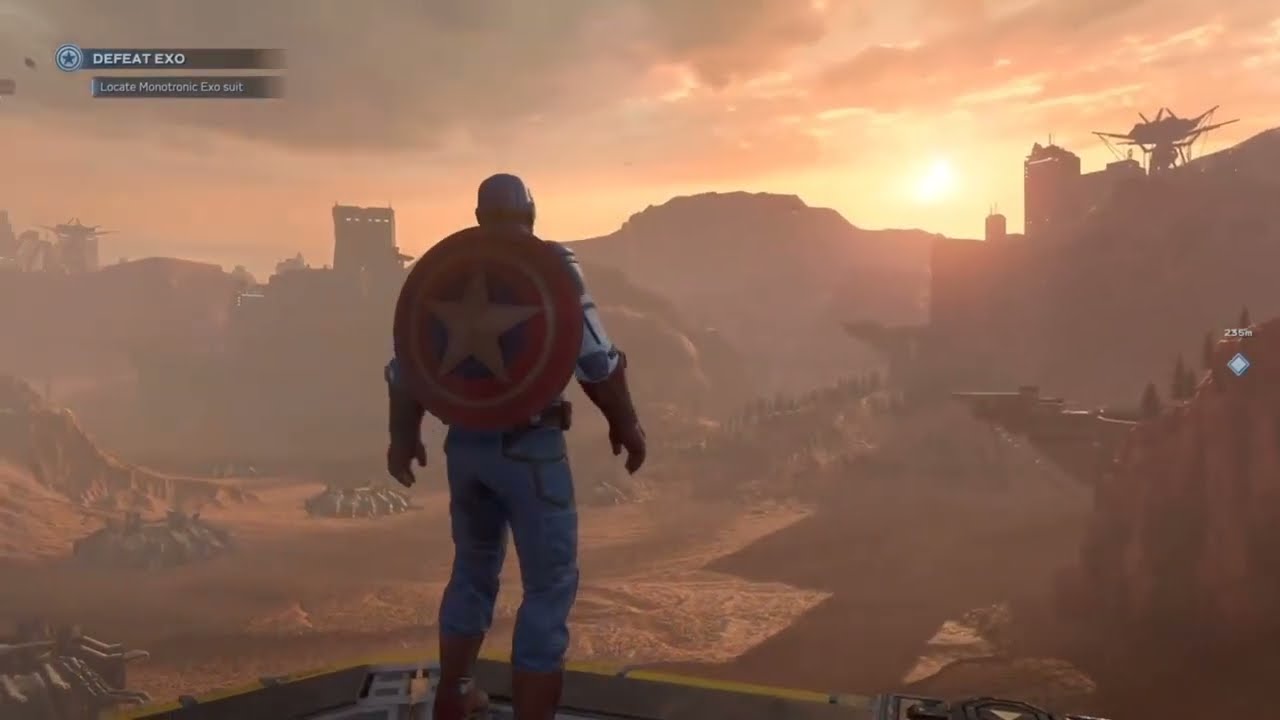 Marvel Avengers PS5 real-life 4K demo Captain America - YouTube