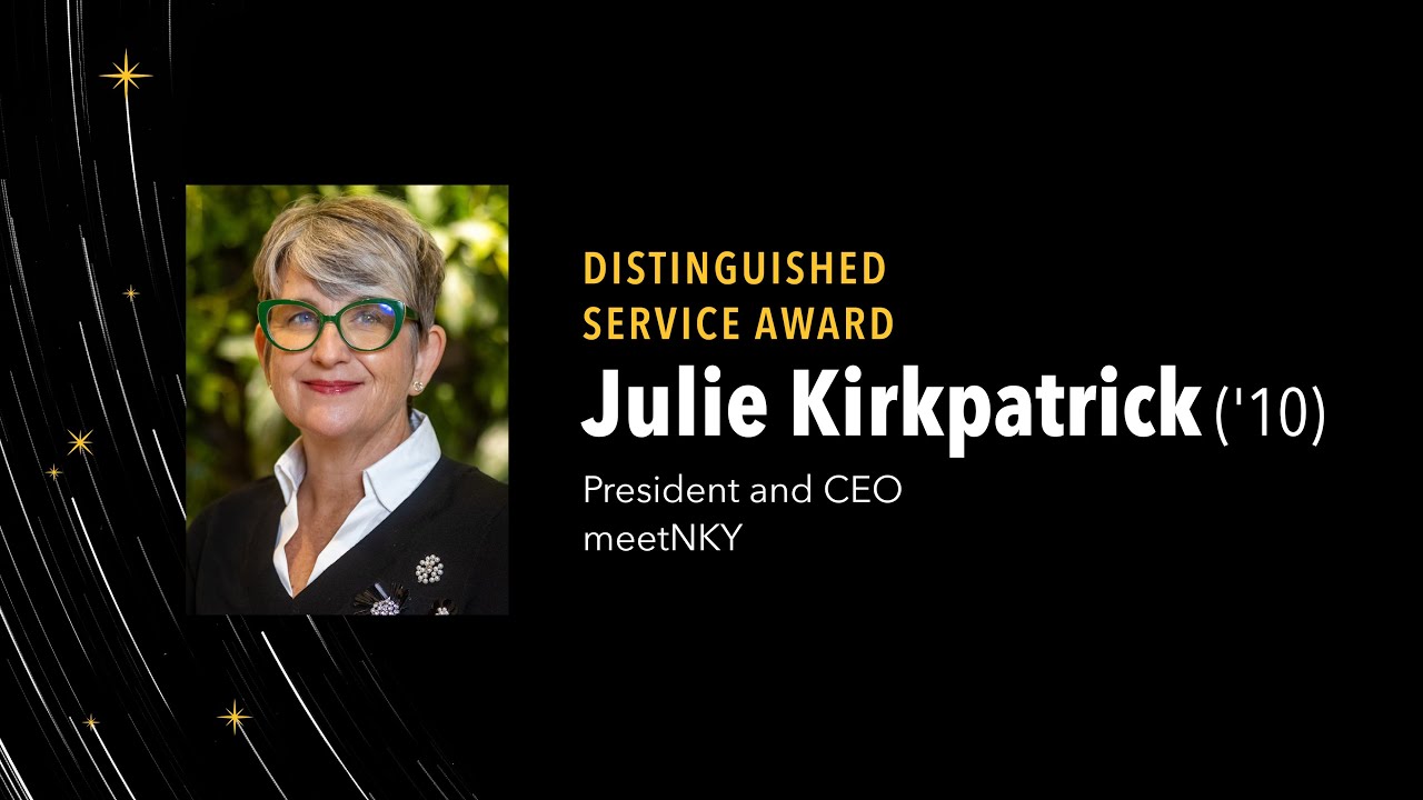Distinguished Service Award - Julie Kirkpatrick - YouTube