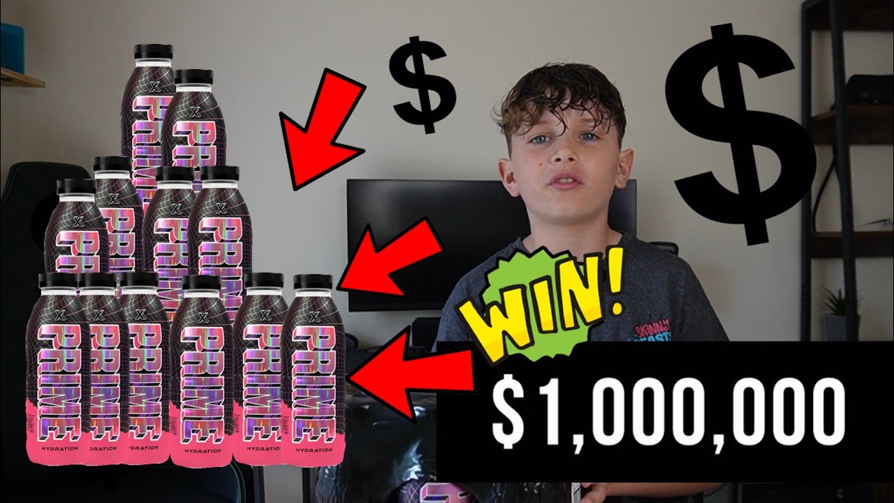 WE OPENED 12 BOTTLES OF PRIME X TO TRY AND FIND 1 MILLION DOLLARS ...