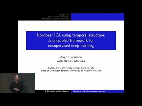 Nonlinear ICA using temporal structure: a principled framework for ...