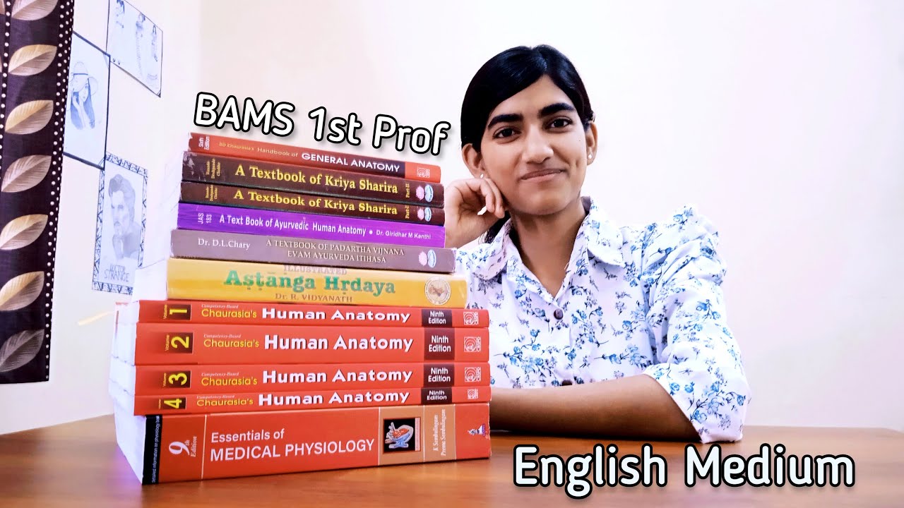BAMS 1st Prof Books | what to read in BAMS 1st Prof |English Medium Books - YouTube