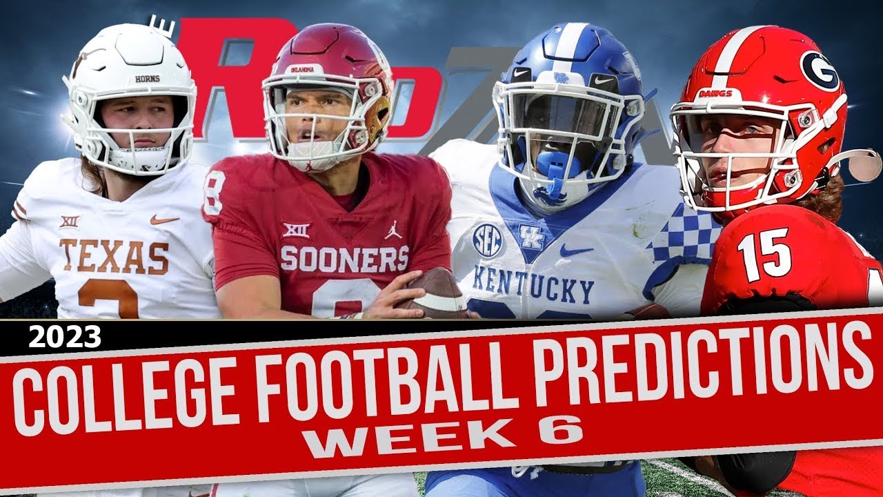 College Football Predictions Week 6 - YouTube