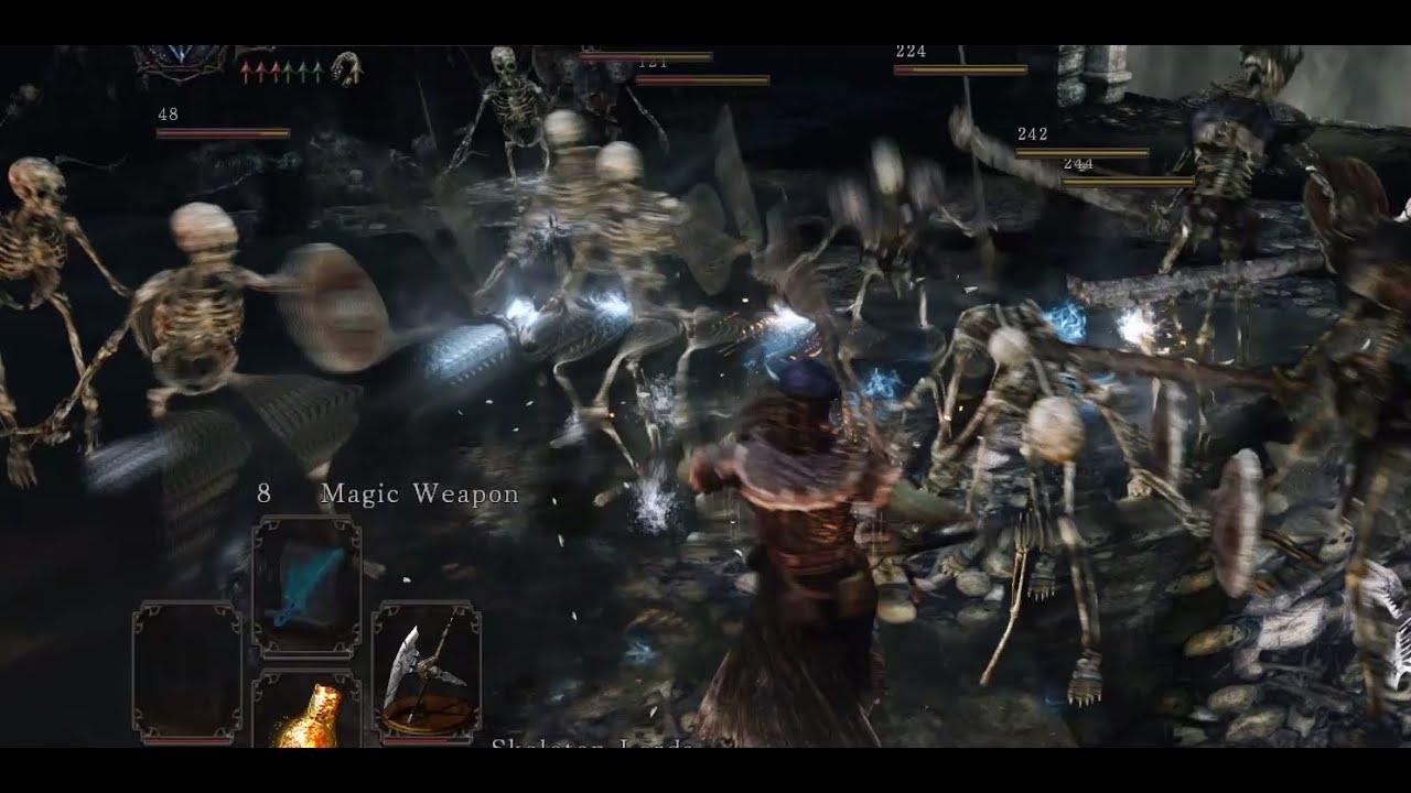 Dark Souls 2 SOTFS: vs Skeleton Lords [Boss Fight] - YouTube