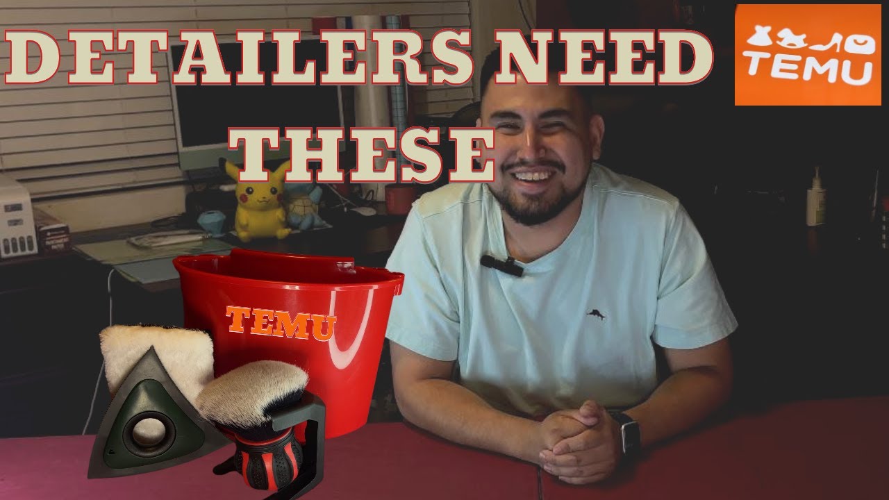 You NEED These Auto detailing Products From Temu - YouTube