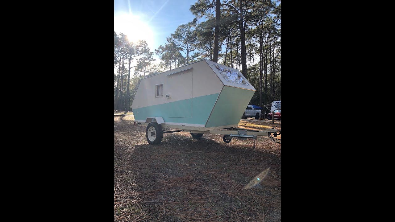 Teardrop Trailer Camper, Homemade Build, Tiny House? - YouTube