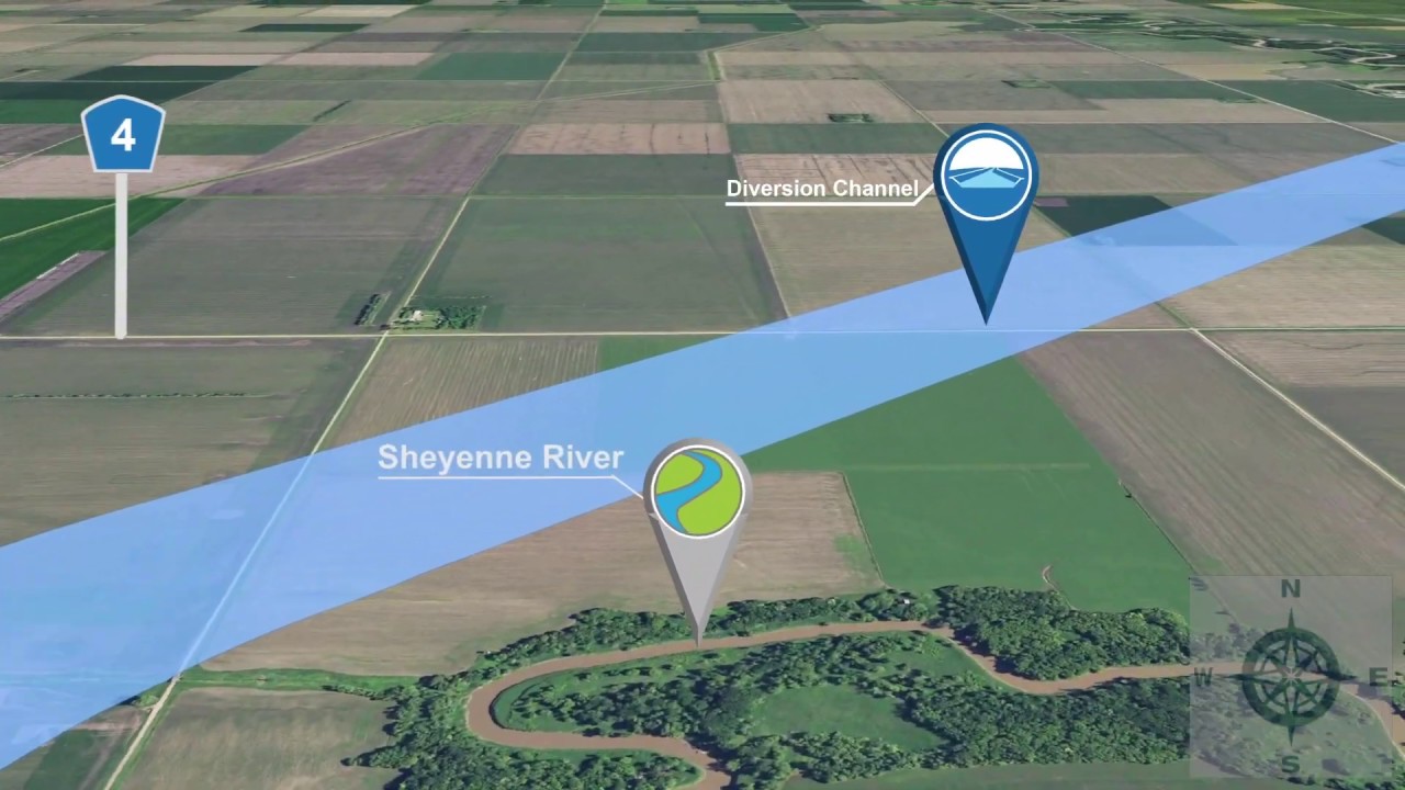 Animated Flyover of the FM Area Diversion Project - YouTube