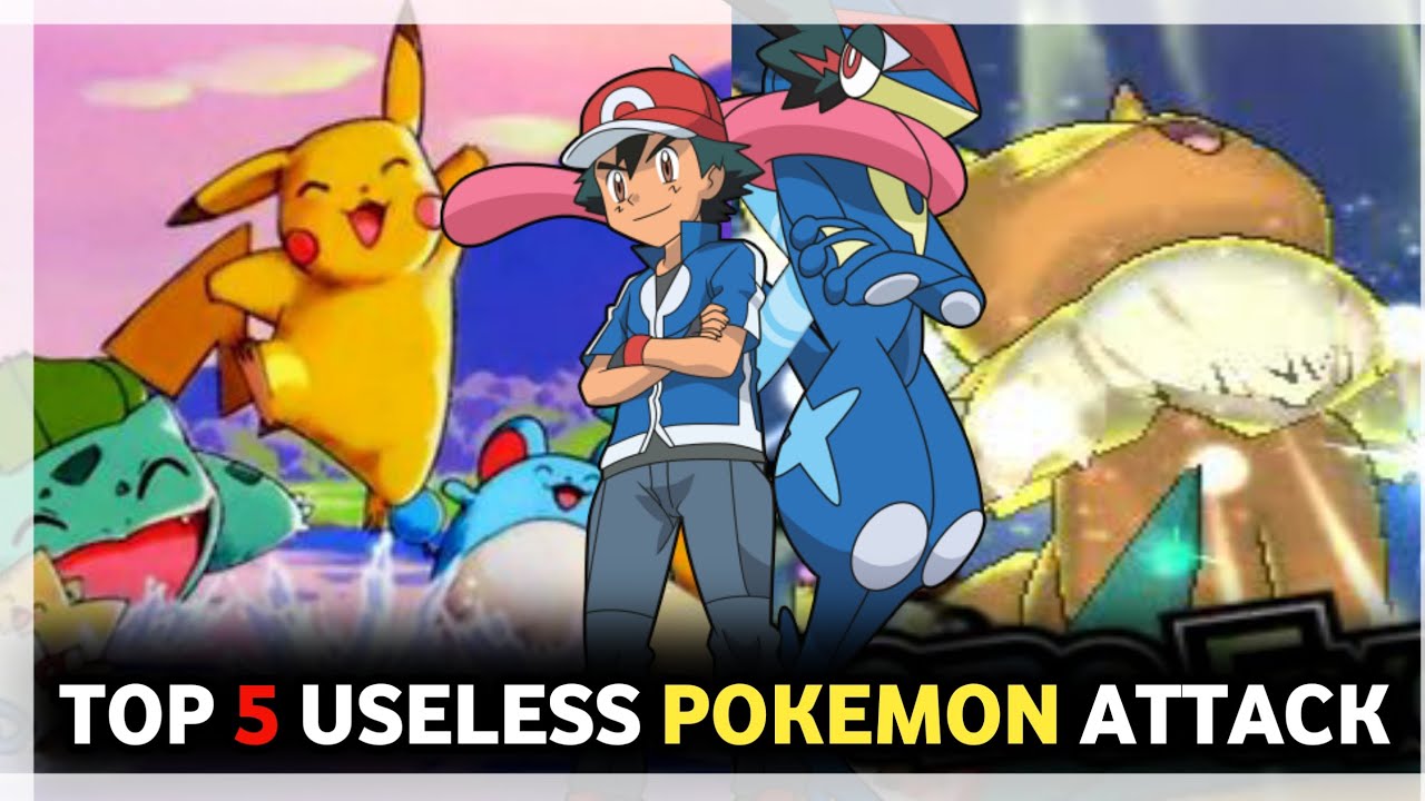 TOP 5 USELESS POKEMON ATTACKS | Useless attack | Pokemon attacks | hindi | POKEACRO - YouTube