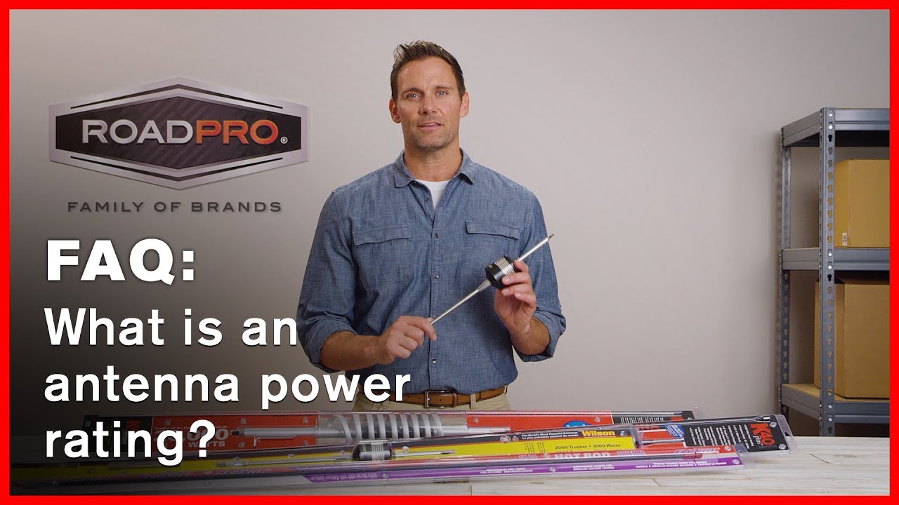 CB Radio FAQ #4 - What does Antenna Power Rating represent? - YouTube