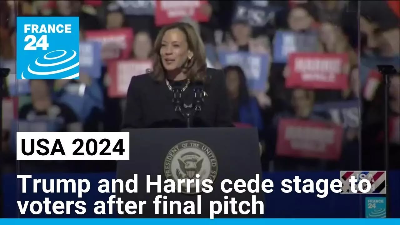 Harris and Trump end campaigns with final pitch, cede stage to voters ...