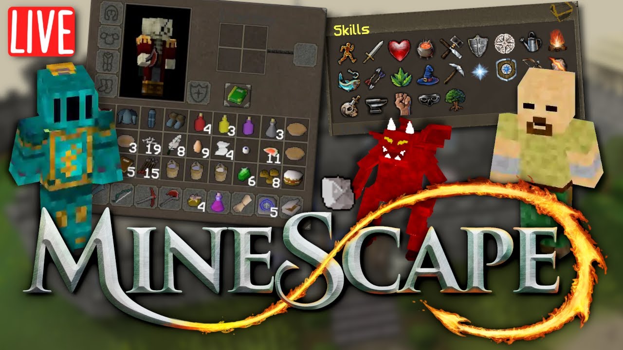 Runescape in Minecraft??... RuneCraft?.... MineScape?! w/@Rapskilian ...