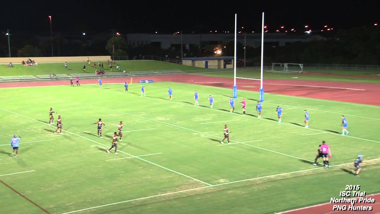Ase Boas Try ~ Northern Pride v PNG Hunters 2015 Trial - YouTube