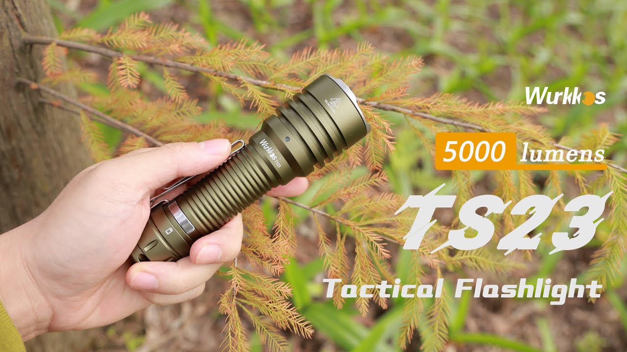 Wurkkos TS23 new color! Tactical Flashlight Unboxing! Super cool! - YouTube