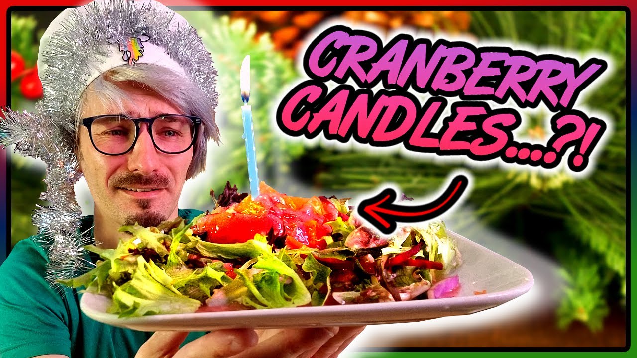 WORST FOOD EVER!!!! Making Cranberry Candle Salad (Vintage Christmas ...