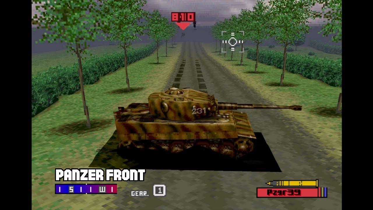 Panzer Front - Villers-Bocage (Tiger I) German Campaign [PS1] - YouTube