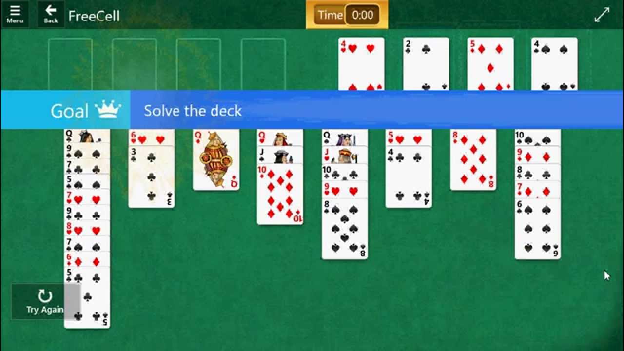 Easy\FreeCell I - Solve the deck (III) - YouTube