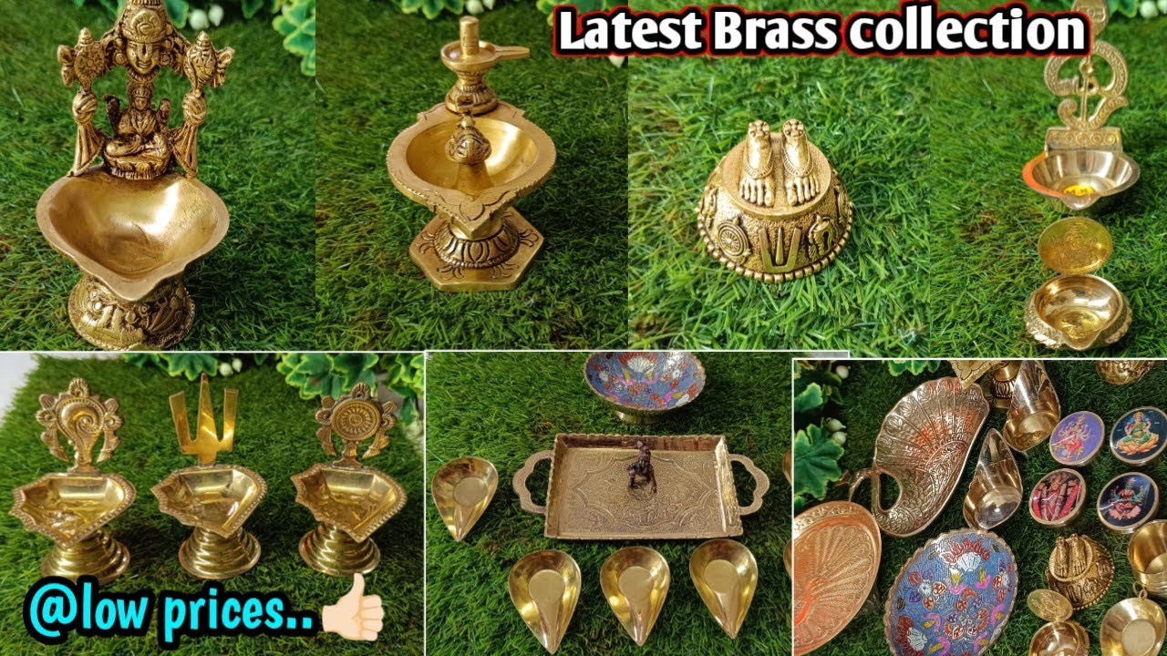 Latest pooja samagri | Latest brass collections |brass items low prices ...