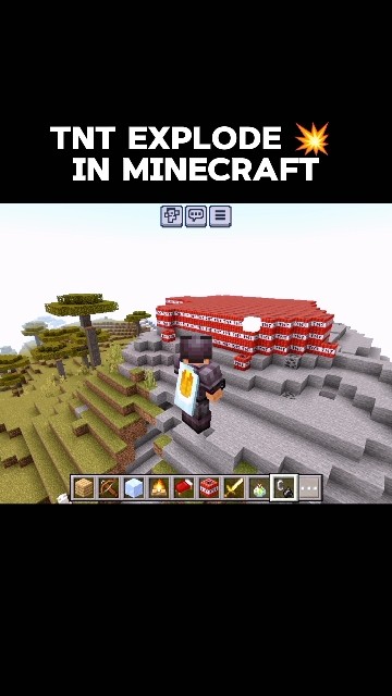 500 TNT EXPLODE 💥 #minecraft #trending #minecraftshorts #shortsfeed - YouTube