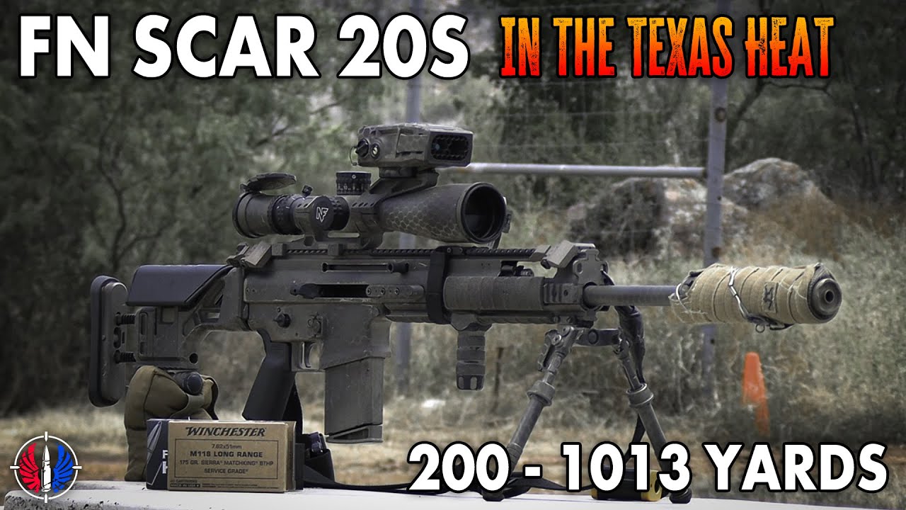 FN SCAR 20S: 200 - 1000 Yards - YouTube