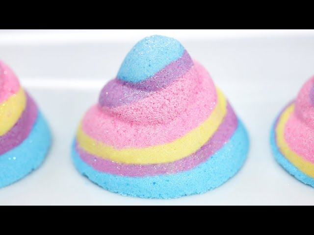 UNICORN RAINBOW POOP BATH BOMBS - Videos For Kids