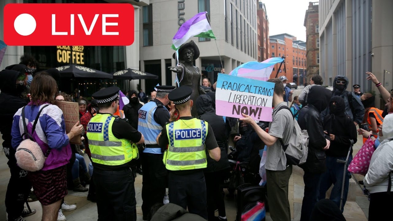 🚨 LIVE: Far-Left Antifa TARGET Women’s Rights Group - YouTube