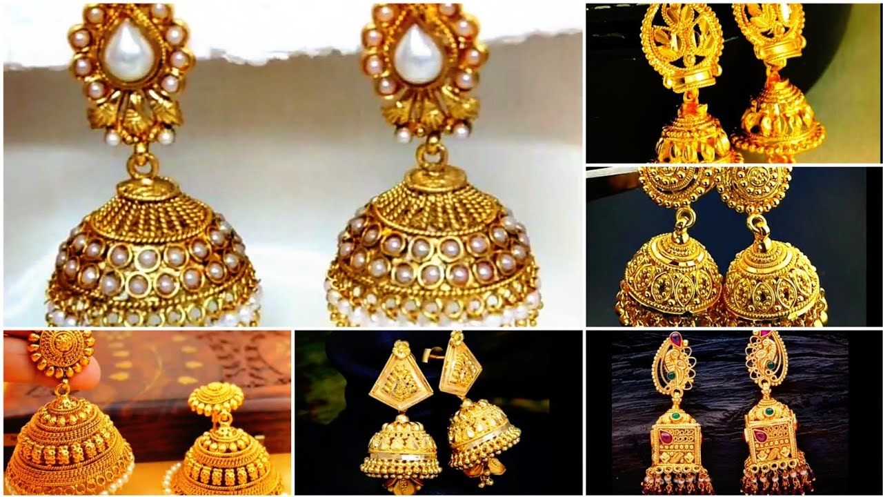 CMR Jewellers Exclusive Jhumki designs with price | jimikki collection ...