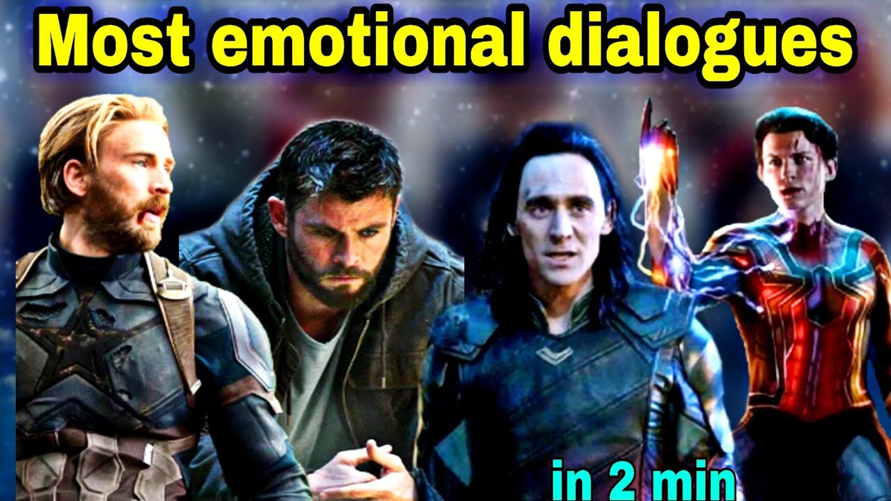 Most emotional dialogues in mcu😓 ️‍🩹|saddest lines in #mcu|famous ...