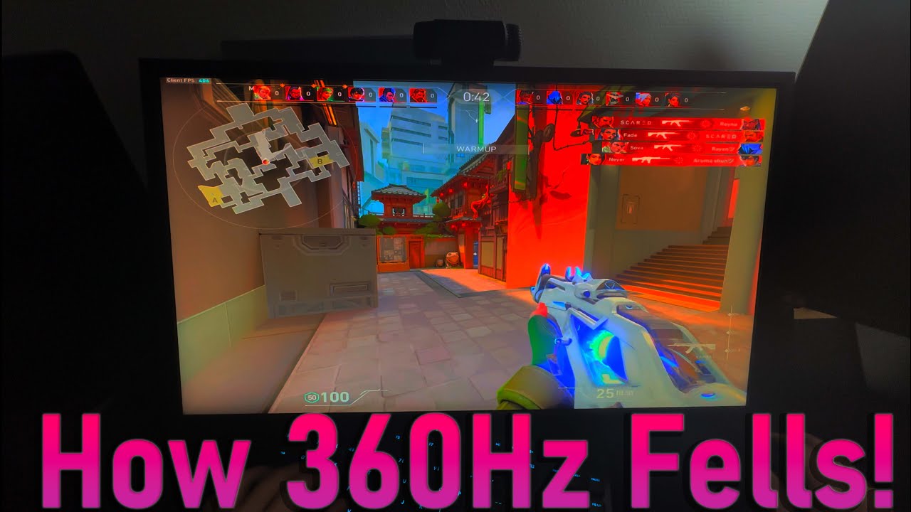 How 360Hz feels in Valorant.. - YouTube