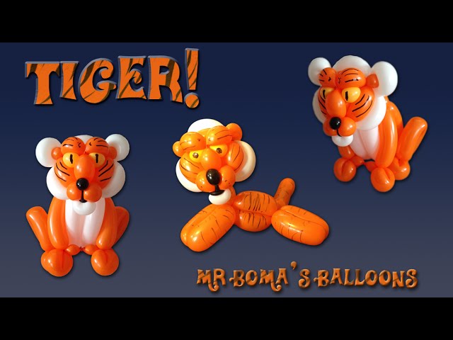 Tiger Balloon Animal Party Animal Theme Tiger Foil And 11in Balloons
