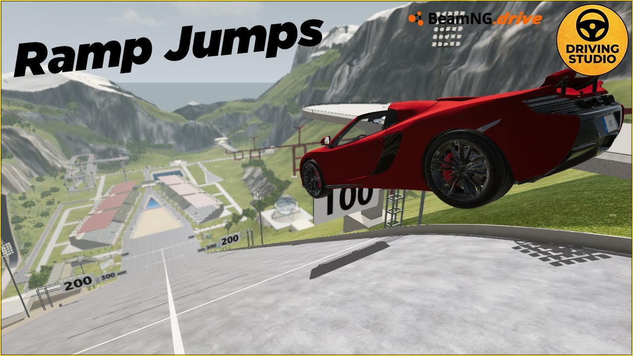 Big Ramp Jumps with Expensive Cars #1 - BeamNG Drive | Driving Studio ...