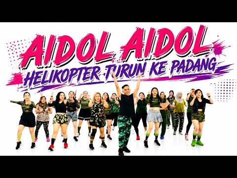 AIDOL AIDOL 🔥 HELIKOPTER TURUN KE PADANG - VIRAL TIKTOK TERBARU - SENAM KREASI - ARUL ZIN 