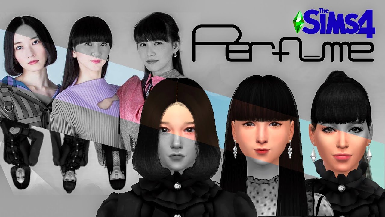 How do Perfume members look like in The Sims 4? // TS4 Speed Creation ...