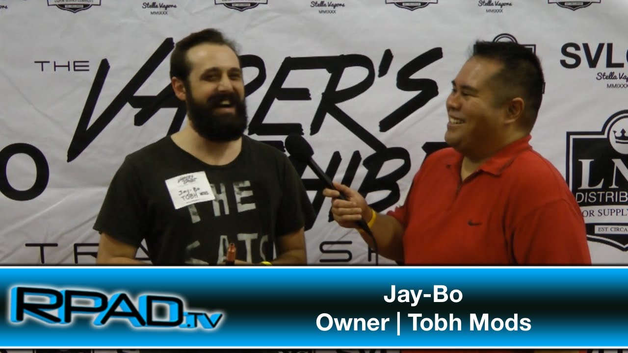 Tobh Mods Jay-Bo Interview (Vapers Exhibit) - YouTube